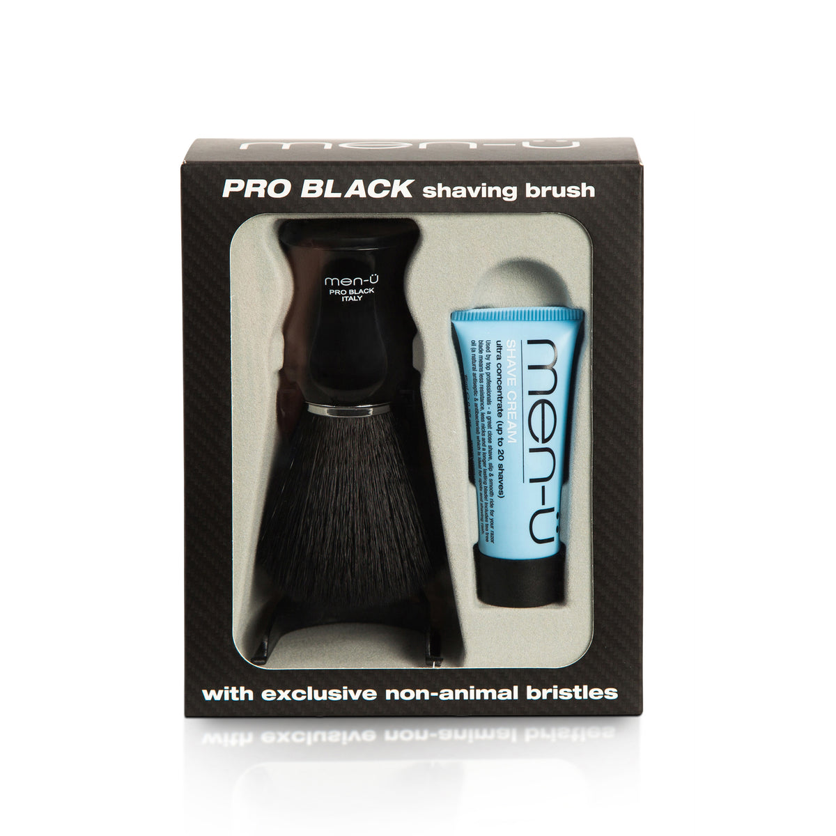 men-ü Pro Black Shaving Brush – Above The Collar
