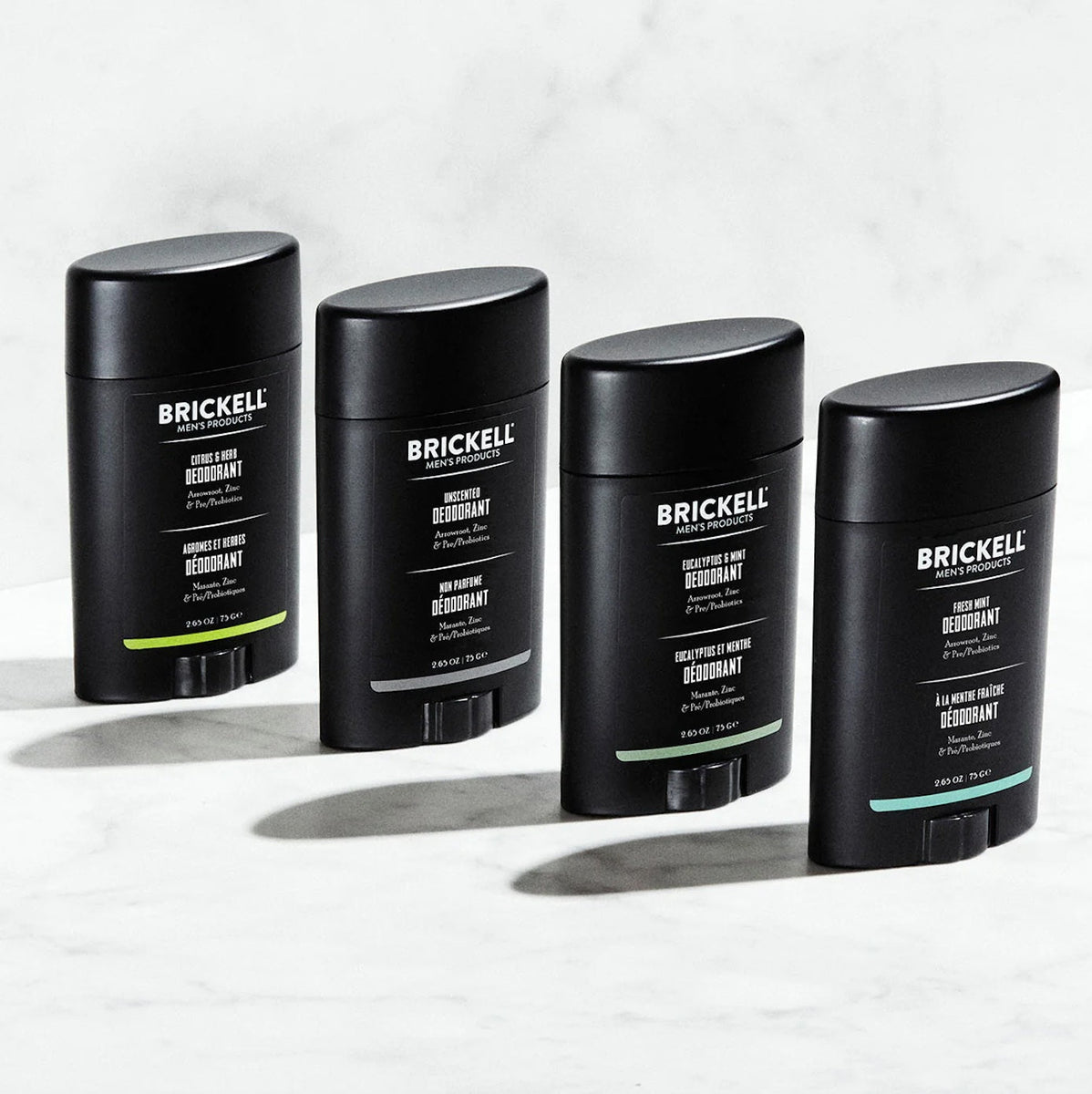 Brickell Natural Deodorant For Men - Fresh Mint – Above The Collar