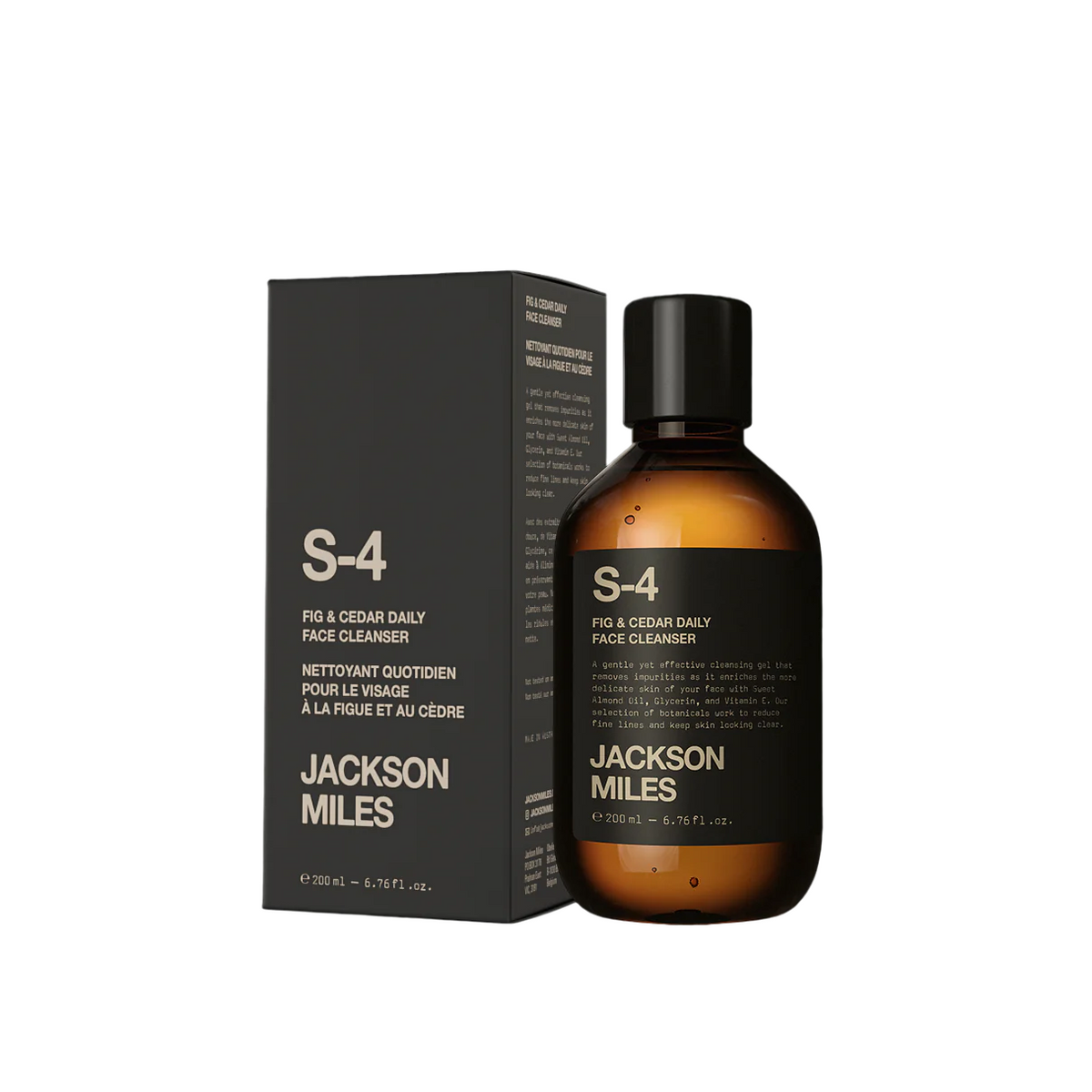 Jackson Miles S-4 Fig & Cedar Gentle Face Cleanser Full Size – Above ...