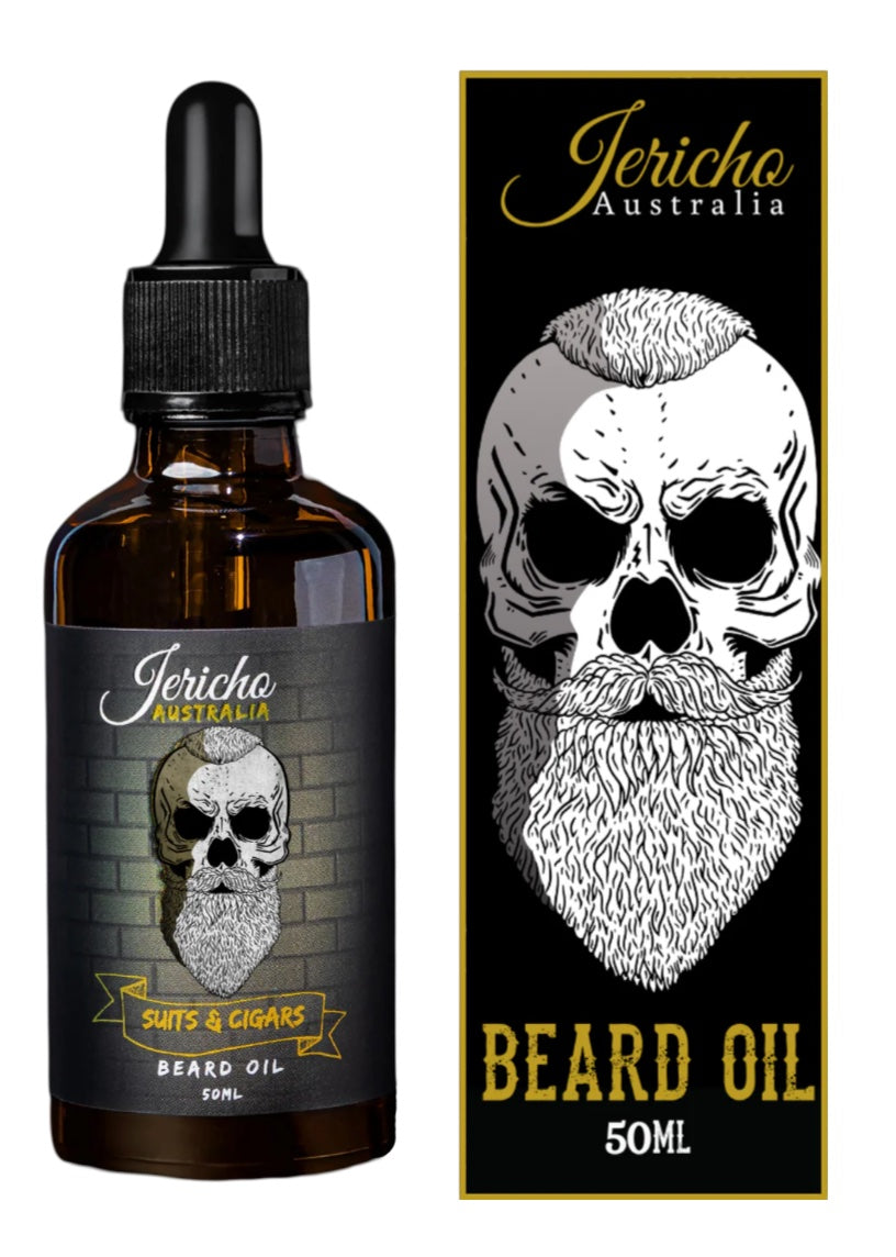 Jericho Suits & Cigars Beard Oil 50ml – Above The Collar