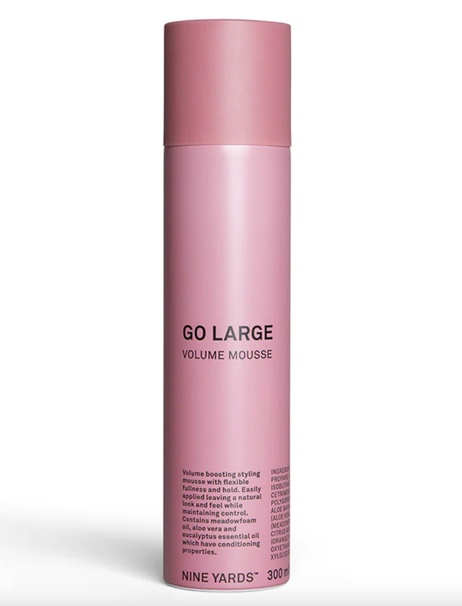 Nine Yards Go Large Volume Mousse 300ml – Above The Collar