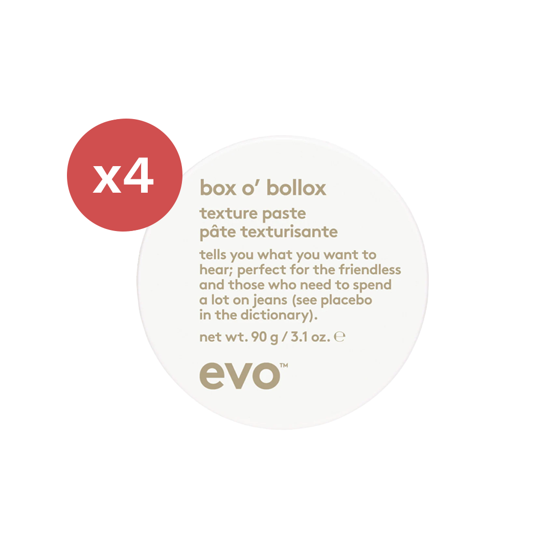 Evo Box O' Bollox Texture Paste 90g Quad Bundle – Above The Collar