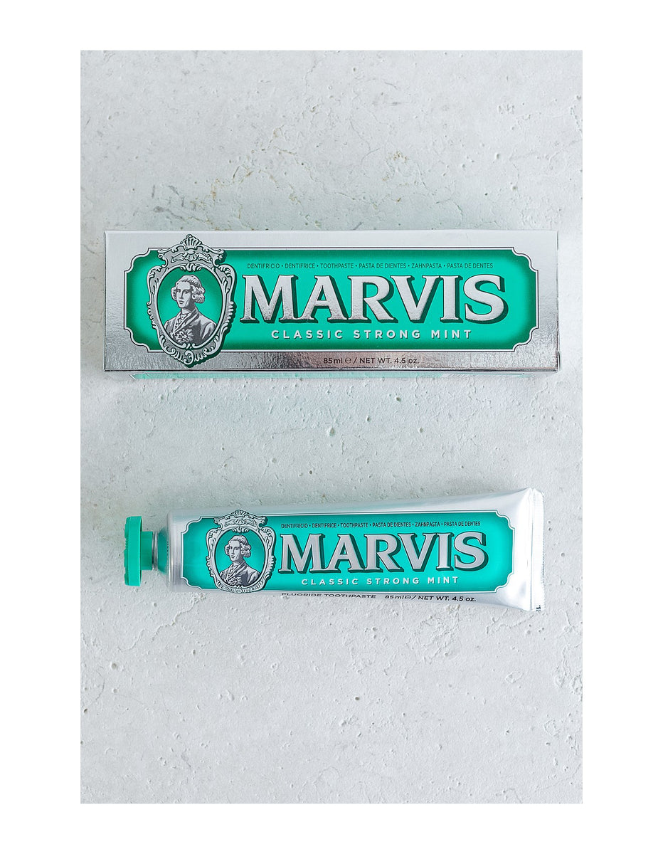 Marvis Classic Strong Mint Toothpaste 85ml – Above The Collar