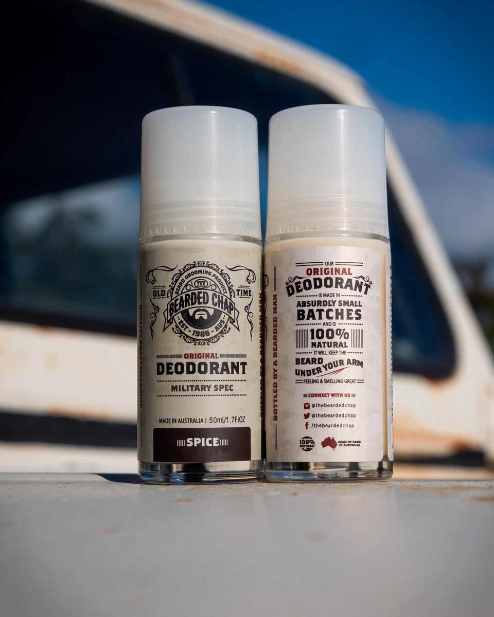 The Bearded Chap Military Spec Deodorant 50ml - Spice – Above The Collar
