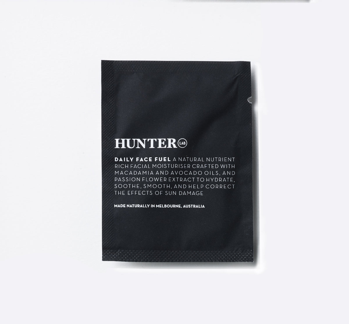 Hunter Lab Daily Face Fuel Sachet – Above The Collar